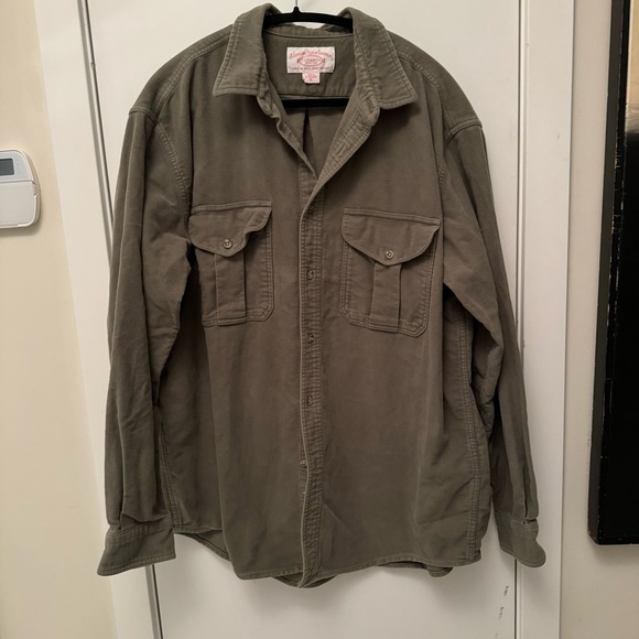 Filson | Shirts | Filson Moleskin Seattle Shirt Og Olive Green Size Xl ...